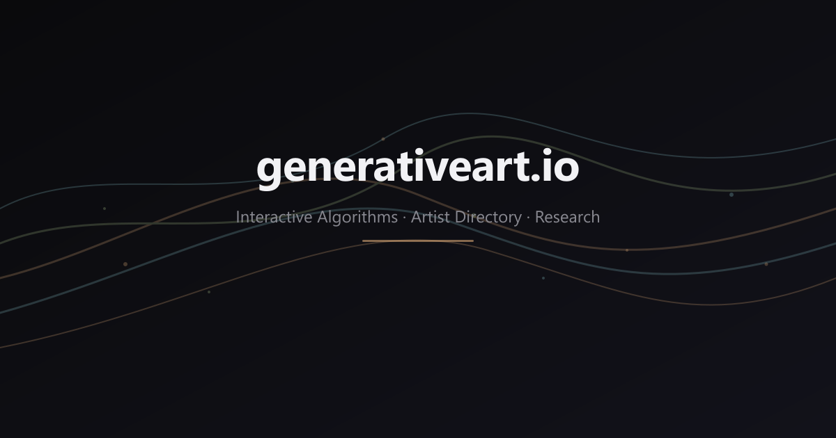 Gallery — generativeart.io